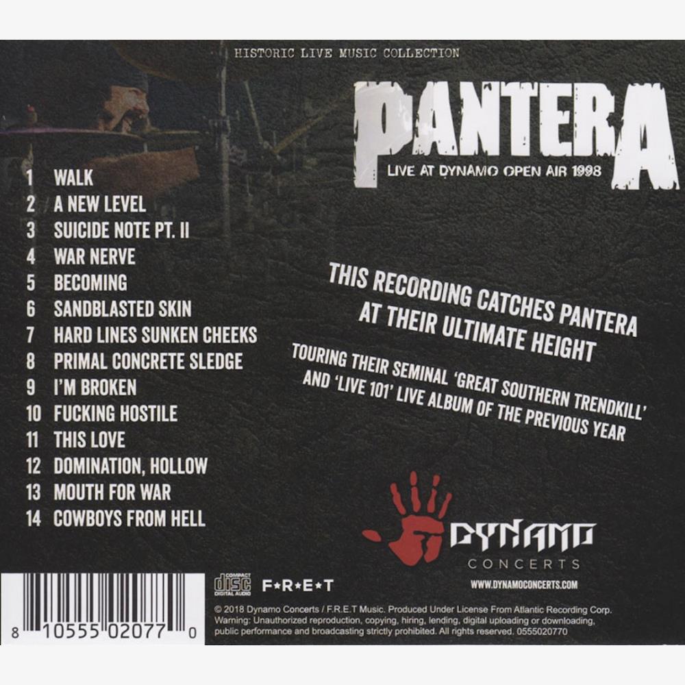 CD Pantera - Live At Dynamo Open Air 1998 - Importado | Universal Music ...